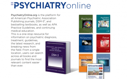 New Resource: PsychiatryOnline | Library Services | Open University